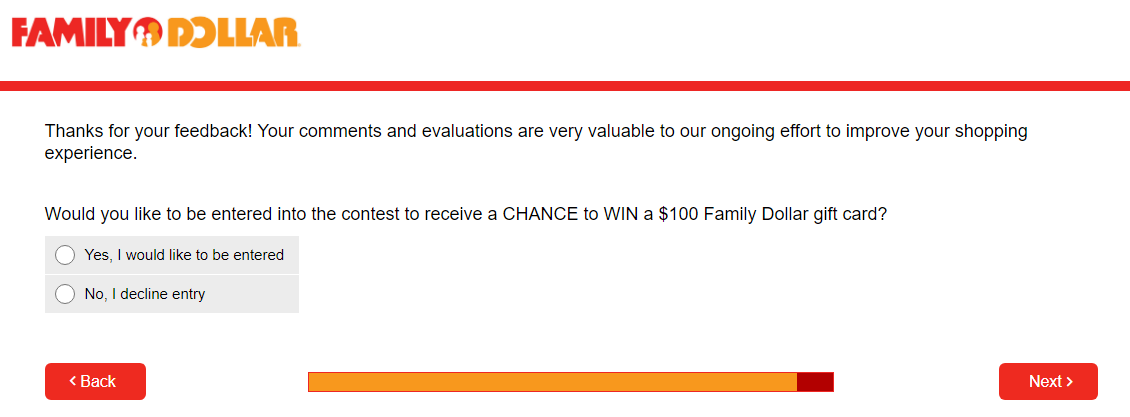 www.ratefd.com @ Family Dollar Survey and Win $100 GiftCard!