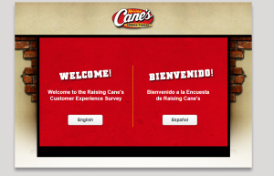 www.raisingcanes.com/survey- Win Free Cane's For a Year!