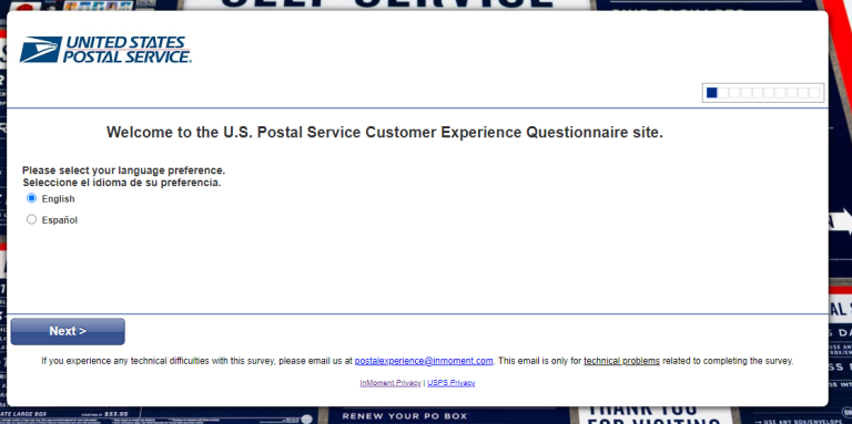 PostalExperience.com/pos | U.S Postal Service Survey
