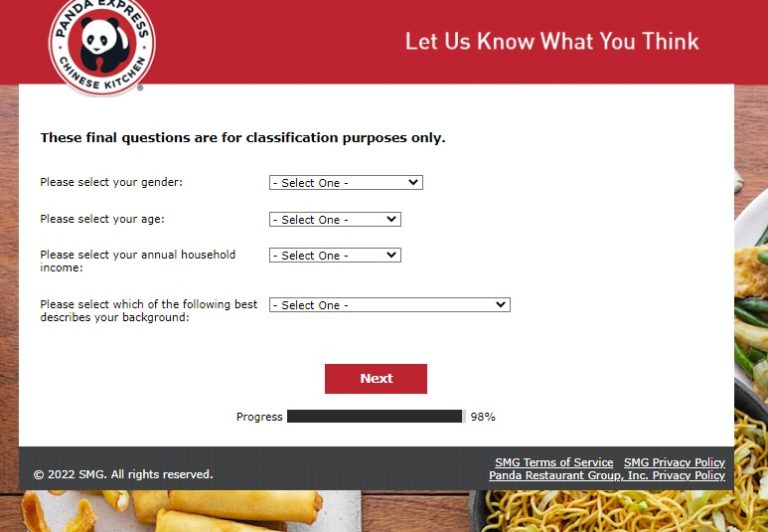 Pandaexpress.com/feedback Survey - Win Exciting Coupon!